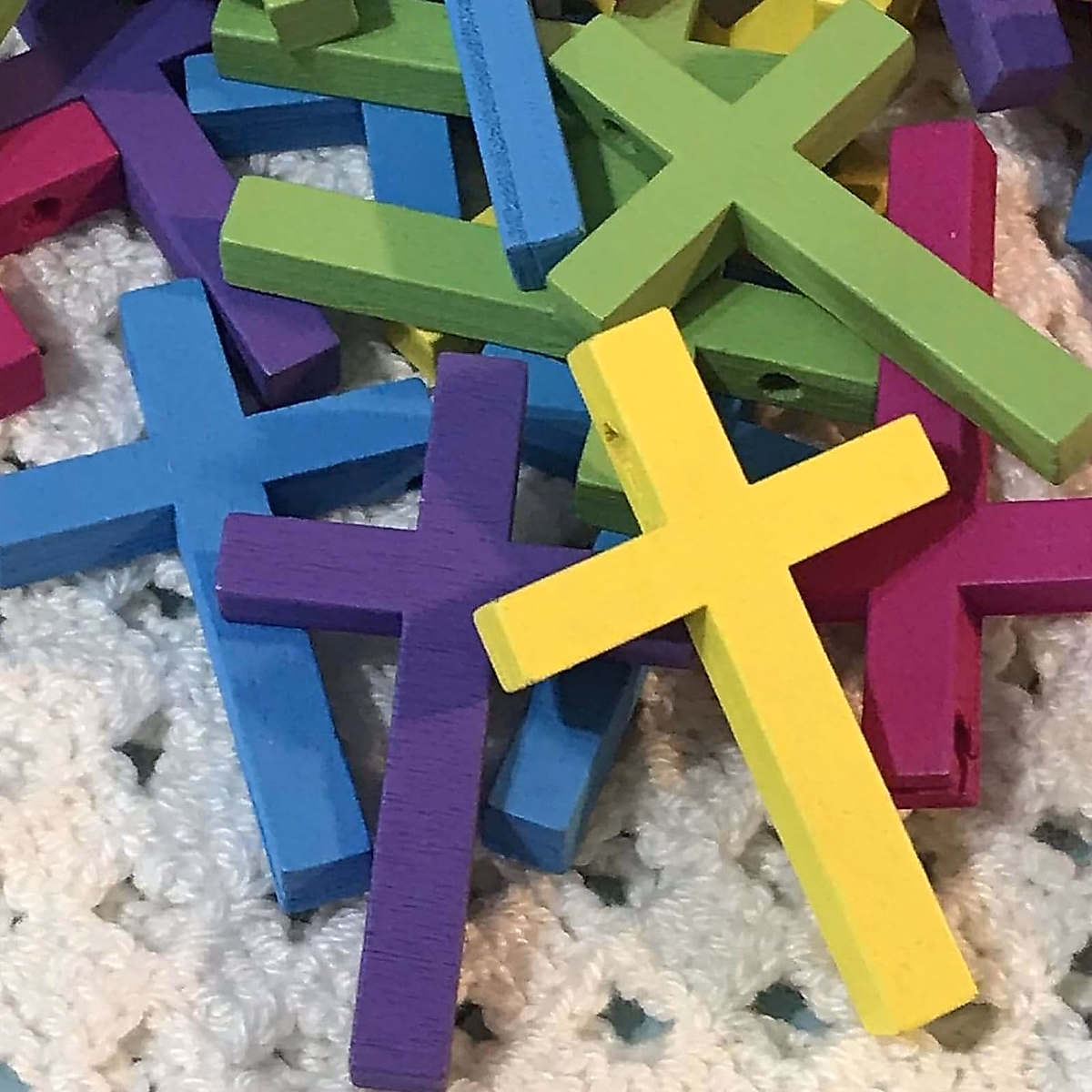 Colorful Handmade Prayer Quilt with Cross and Symbolic Poems - Perfect for You, Your Friends and Family.