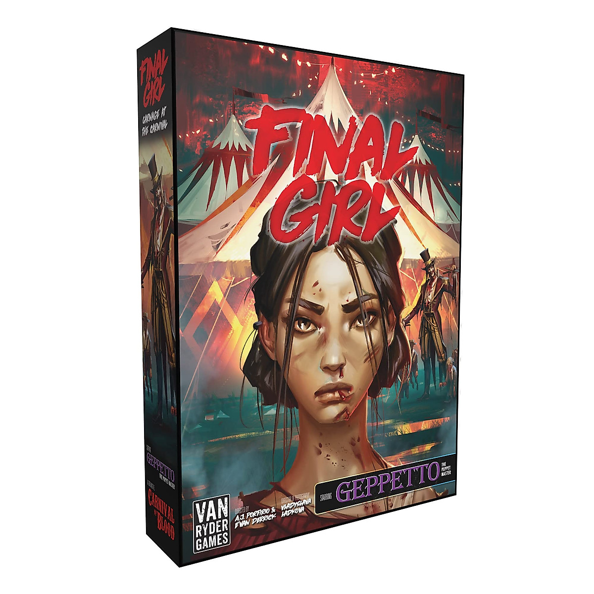 Van Ryder Games - Horror Board Game - Final Girl, Carnage at The Carnival, Feature Film Box, Core Box Required, 1 Player, 20-60 Min Gameplay, Ages 14+
