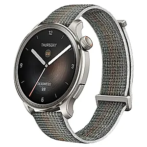 Amazfit Balance Smart Watch 46mm with Body Composition & Health Analysis, Sleep Recovery, GPS, Step Tracking, Alexa Built-In, Bluetooth Calling, 14-Day Battery Life (Grey)