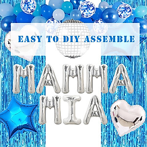 Mamma Mia Party Decorations - Mamma Mia Bachelorette Party, Disco Themed Party Decorations. Mamma Mia Backdrop Mamma Mia Party Supplies Decoration for Mamma Mia Party Bridal Shower Bachelorette Party