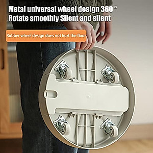 RUDINO,Plant Caddy,Plant Caddy With Wheels,Rolling Plant Stand,Plant Caddy With Wheels Heavy Duty,Plant Roller Base,Round Plant Roller Base For Vertical Planting Troughs,Patio Umbrella Base,Plant Pots