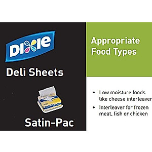 Dixie Satin-Pac, S-15, Clear, High-Density Polyethylene Film, 10.75" Length x 15" Width by GP PRO (Georgia-Pacific) (Case of 10 Pack, 1000 Sheets per Pack ), 15" W x 10.75" L