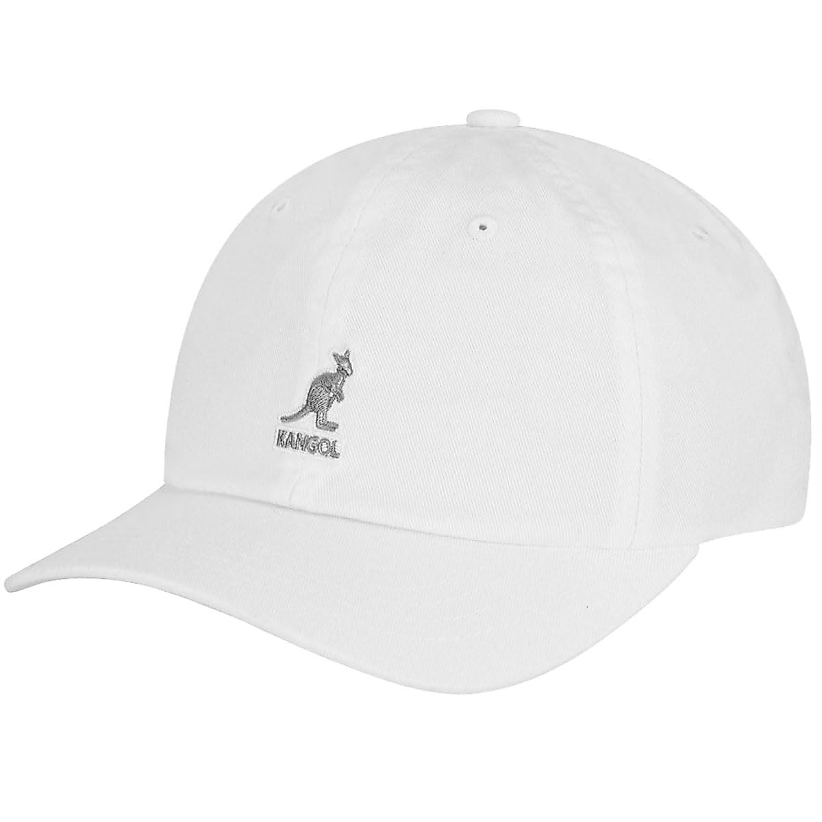 Kangol Washed Baseball - White/1SFM White, One Size
