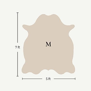 Natural Brown Speckled Cowhide Rug (5' x 7')