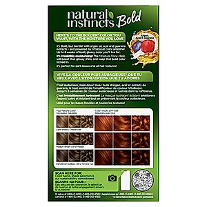 Natural Instincts Bold Permanent Hair Dye, C64 Copper Sunset Hair Color, Pack of 1