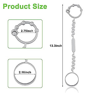 2pcs Baby Bottle Strap, Grey Silicone Sippy Cups Strap Elastic Bottle Bungee Toddlers Kids Sippy Cup Catcher Holder Safety for High Chair, Stroller, Home, Outdoor