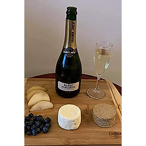 Wooden Cutting Boards for Kitchen: Organic Bamboo Wood Cutting Board with Juice Grooves - Best Wood Cutting Board for Meat & Vegetables - Large Decorative Serving Tray & Wood Cheese Board