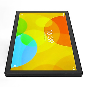 Smart Call Tablet, Dual Camera and Speakers US Plug 100‑240V Portable 1920x1200 Resolution Tablet 10.1in for Studying for Android11 for Working for Kids (Black)