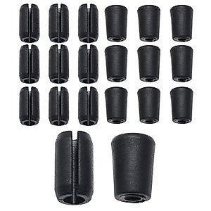 Maxmoral 10 Sets Black Kitchen Sink Rack Feet for Sink Bottom PVC Sink Protector with Bumpers Farmhouse Sink Replacement Feet for Sink Grid (10 Rack Feet and 10 Bumpers)