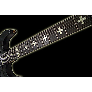 Jockomo Cross White Pearl Guitar Inlay Sticker