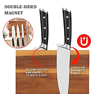 Magnetic Knife Strips without Knives -Kitchen Multifunctional Storage Knife Holder -Magnetic Knife Holder - Magnetic Knife Stand-Cutlery Large Organizer
