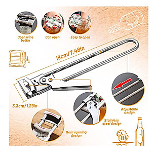 SBNM Master Opener Adjustable Jar & Bottle Opener, Jar Opener for Weak Hands with Good Grip to Easy and Twist, Good Grip Manual Jar Bottle Opener (1)