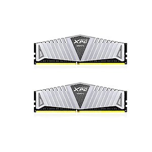 XPG Z1 DDR4 3200MHz (PC4 25600) 32GB (2x16GB) CL16-20-20 288-Pin Memory Modules Kit, Silver (AX4U3200716G16A-DSZ1)