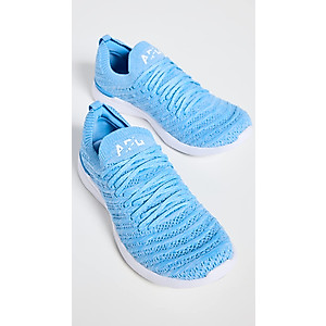 APL: Athletic Propulsion Labs Women's Techloom Wave Sneaker, Coastal Blue/Ice Blue/Mela, 7 Medium US