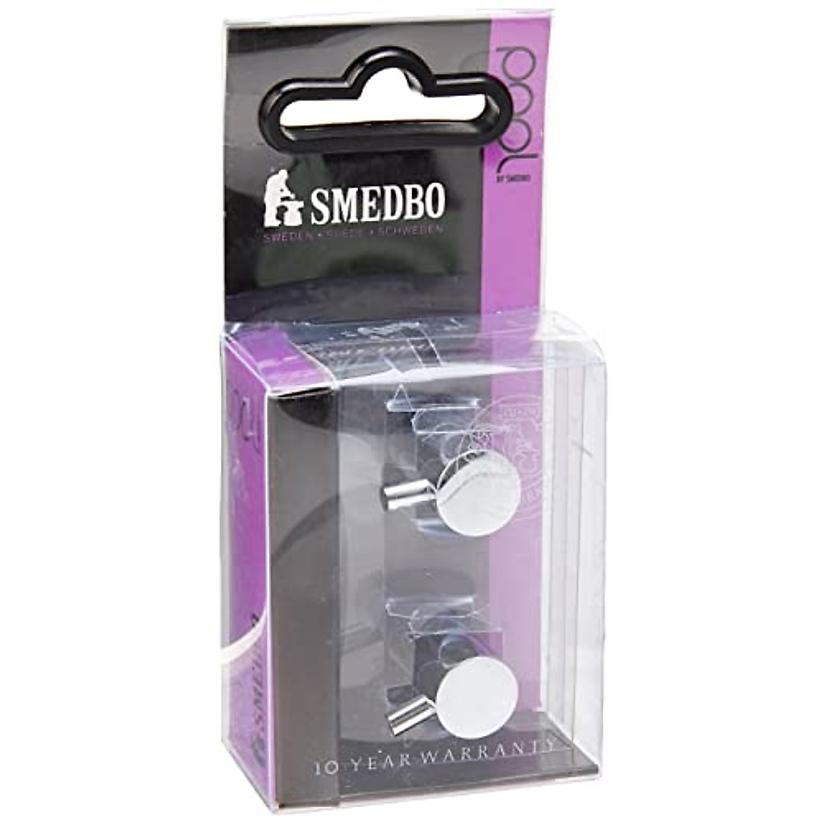 Smedbo SME, Polished Chrome ZK3455 Towel Hook Single