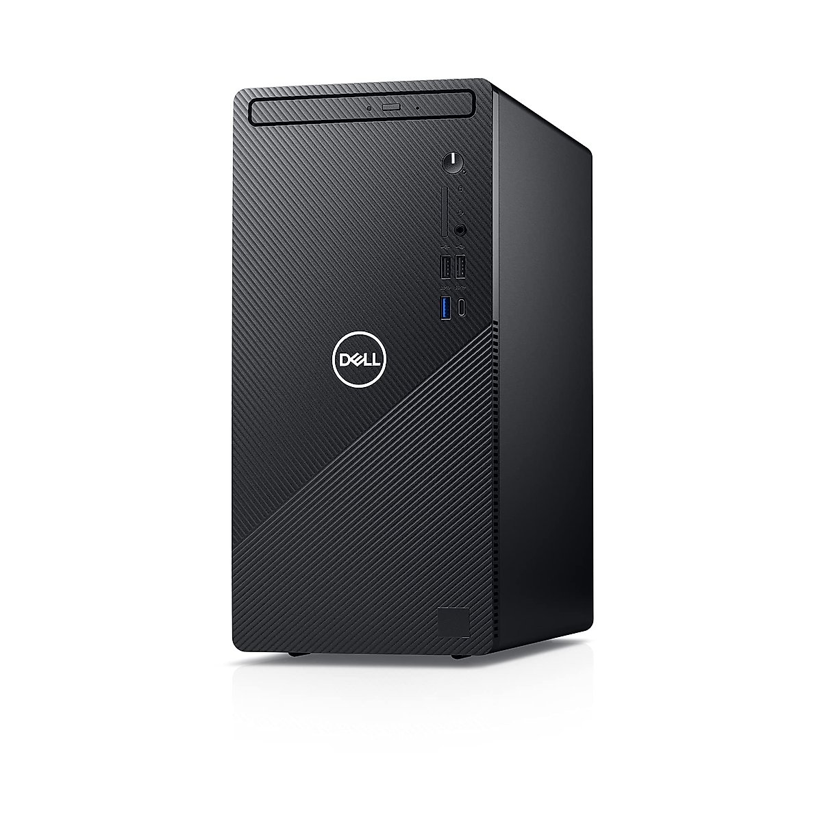 Dell Inspiron 3891 Compact Desktop Computer Tower - Intel Core i3-10105, 8GB DDR4 RAM, 256GB SSD, Intel UHD Graphics 630 with Shared Graphics Memory, Windows 10 Home - Black (Latest Model) (Renewed)