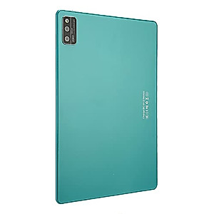 DAUZ Tablet PC, 100‑240V 8800mAh IPS HD Touch Screen Support 4GLTE Green Front 800W Rear 2000W 10.1in Tablet 8GB RAM 128GB ROM for Home Study (US Plug)