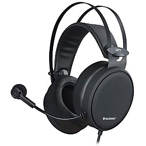 NUBWO Gaming headsets PS4 N7 Stereo Xbox one Headset Wired PC Gaming Headphones with Noise Canceling Mic , Over Ear Gaming Headphones for PC/MAC/PS4/Xbox one (Renewed)