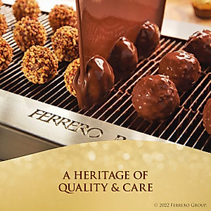 Ferrero Rocher, Premium Gourmet Milk Chocolate Hazelnut, Individually Wrapped Candy for Gifting, 7.9 oz, 18 Count