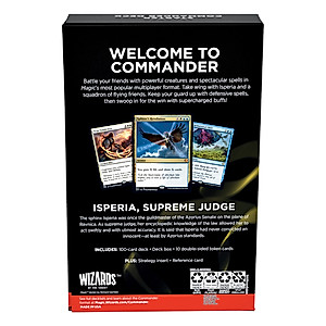 Magic: The Gathering Starter Commander Deck – First Flight (White-Blue) | Ready-to-Play Deck for Beginners and Fans | Ages 13+ | Collectible Card Games