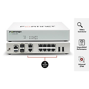 FortiGate-80F Network Security Appliance Plus 1 Year FortiGuard Unified Threat Protection (UTP) and FortiCare Premium (FG-80F-BDL-950-12)