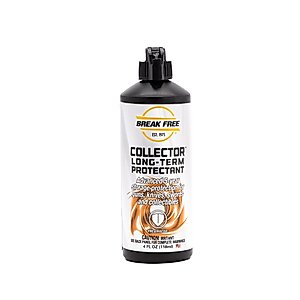 BreakFree Collector Gun Cleaner, Long Term Protectant Oil, Squeeze Bottle, Synthetic Oil, 4 Fluid Ounces