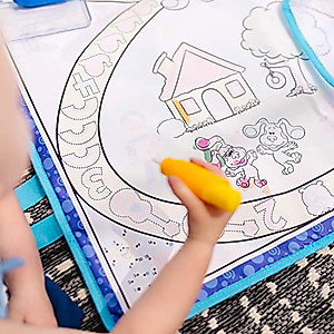 Melissa & Doug Blue's Clues & You! Water Wow! Activity Mat (20 Inches x 30 Inches) with Reusable Water Reveal Surface