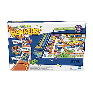 Hasbro Gaming This Game is Bonkers Board Game, Fresh Update of Classic Family Board Game, Wacky and Fun Board Games for Kids 8 and Up