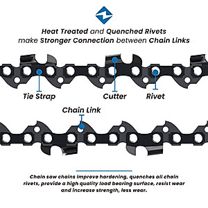 Ryobi Parts Genuine Ryobi 14 inch Chain 682006004 for RY40503 40 Volt Cordless Chainsaw