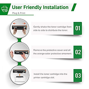 GREENSKY Compatible 48A Toner Cartridge Replacement for HP 48A CF248A for HP Laserjet Pro MFP M15w M29w M28w M15a M15 M14 M17 M28 M31 M31w M28a M29a M30w M16a M16w Printer Black Toner, 1 Pack