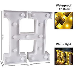 Brightdeco 155 Bulbs Light Up Happy Birthday Sign LED Marquee Letter Sign Anniversary Party Night Lamp Banquet Props