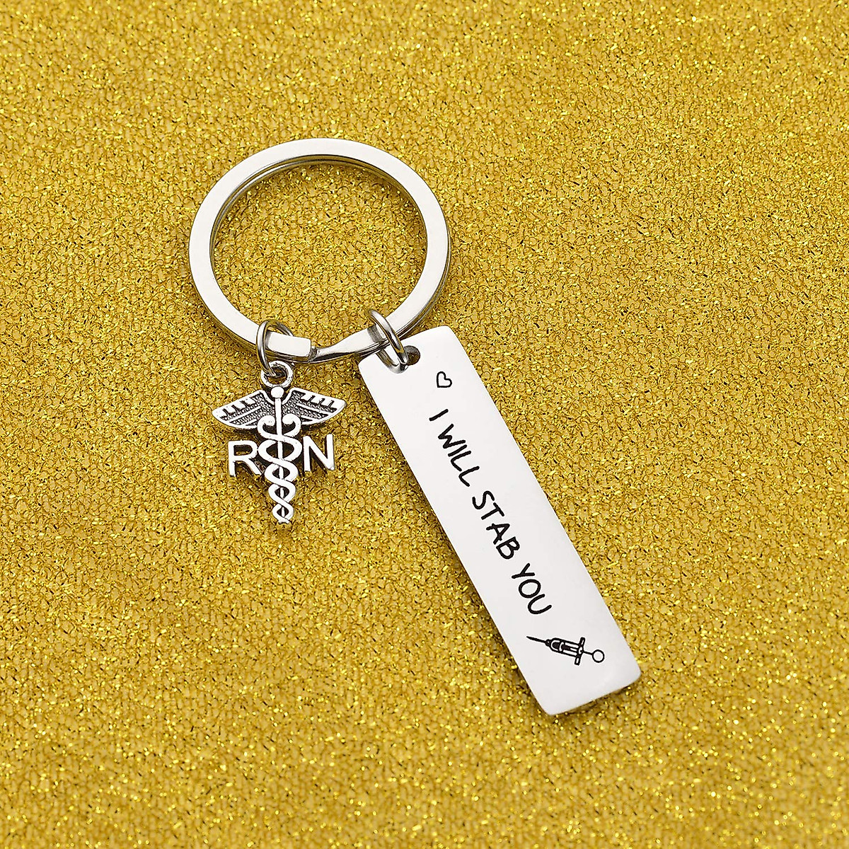 7RVZM Nurse Keychain Nurse Jewelry Medical Gift Nursing Keychain RN Registered Nurse Gift Nurse Graduation Jewelry Medical Jewelry Medical Student Gift Nurse Birthday Gift