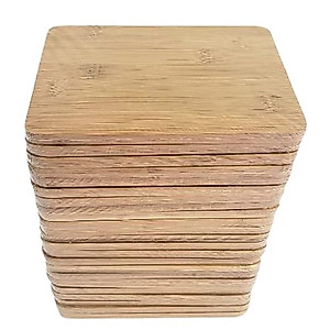(Set of 24) 8"X6" Bulk Wholesale Plain Blank Bamboo Cutting Boards for Customized, Personalized Engraving, Promotional Products.