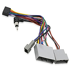 Fiegromech Radio Stereo Wiring Harness Replacement for Honda CRV 2007-2011 and Honda Civic 2008-2011, 16 Pin ISO Car Radio Power Speaker Cable with Antenna Adapter