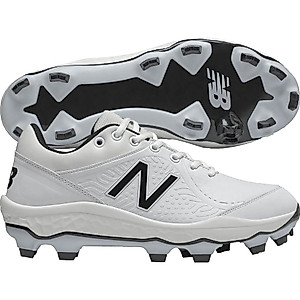New Balance Men's Fresh Foam 3000 V5 Metal Baseball Shoe, Synthetic White, 11.5