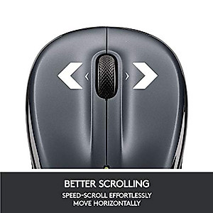 Logitech M325 Wireless Mouse Dark Silver