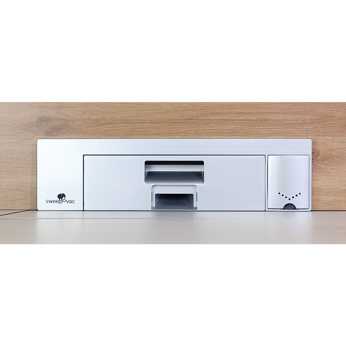 Sweepovac-9800260 Sweepovac Built in Kitchen Vacuum Plus Hose and 2 attachments for Below Cabinets and Toe Kick Spaces,Silver