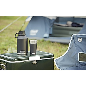 Coleman Insulated Stainless Steel Growler, Black, 64 oz.