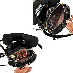 Ynport Women Phone Shaped Purse Rotary Pink Telephone Shoulder Handbag Retro Crossbody Bags for Girls