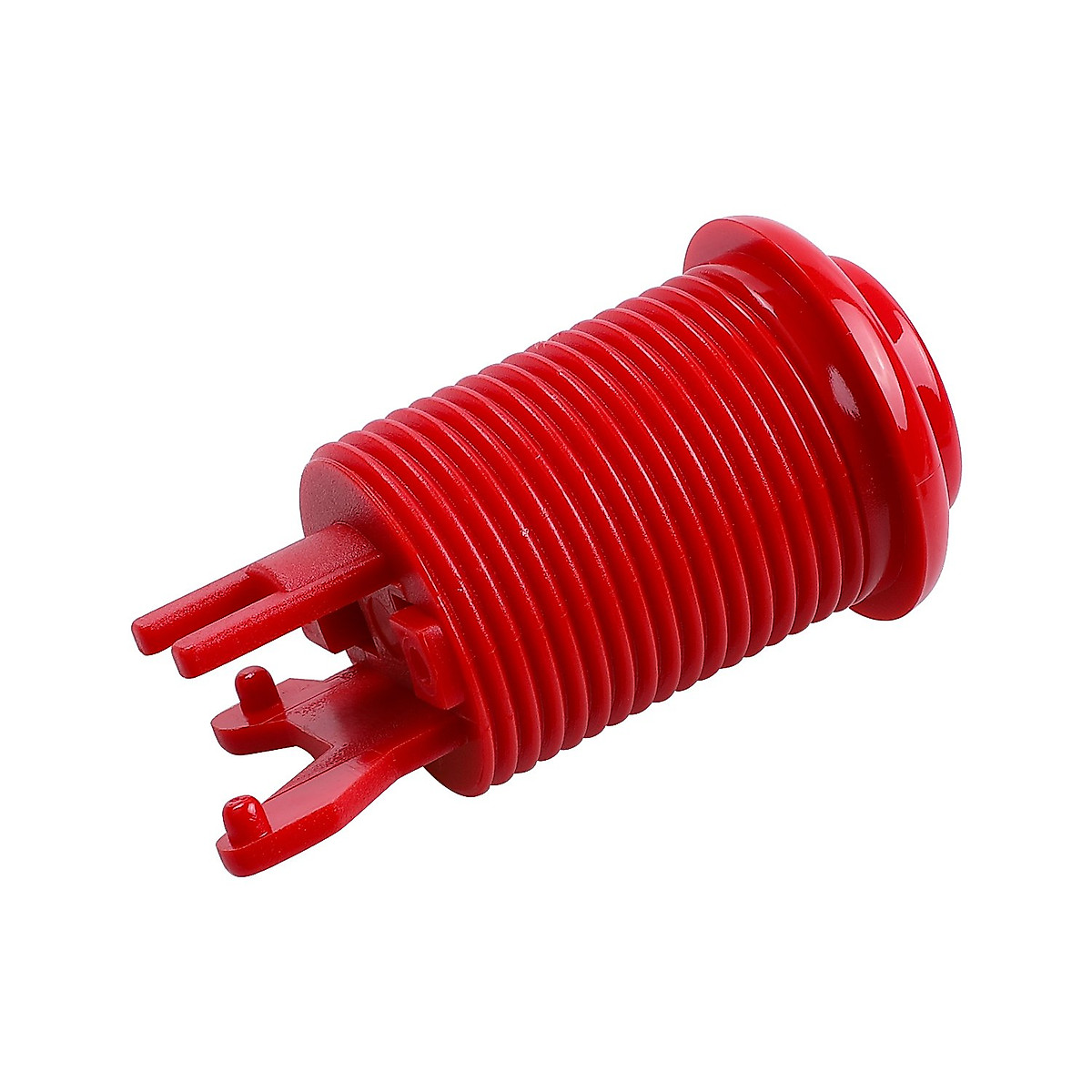 Easyget 6 Pcs/Set HAPP Type Standard Arcade Push Button with Microswitch for Mame/Jamma/Arcade Video Games - 30MM Arcade Buttons (Red)