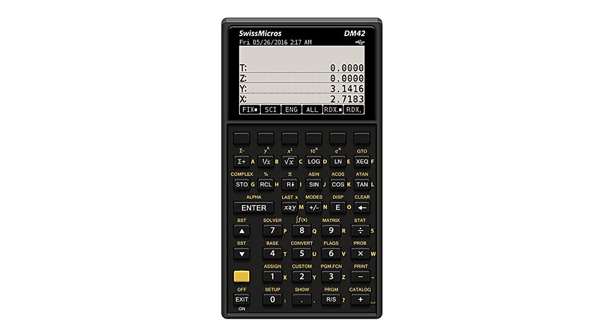 DM42 High-Precision Scientific Calculator | SwissMicros