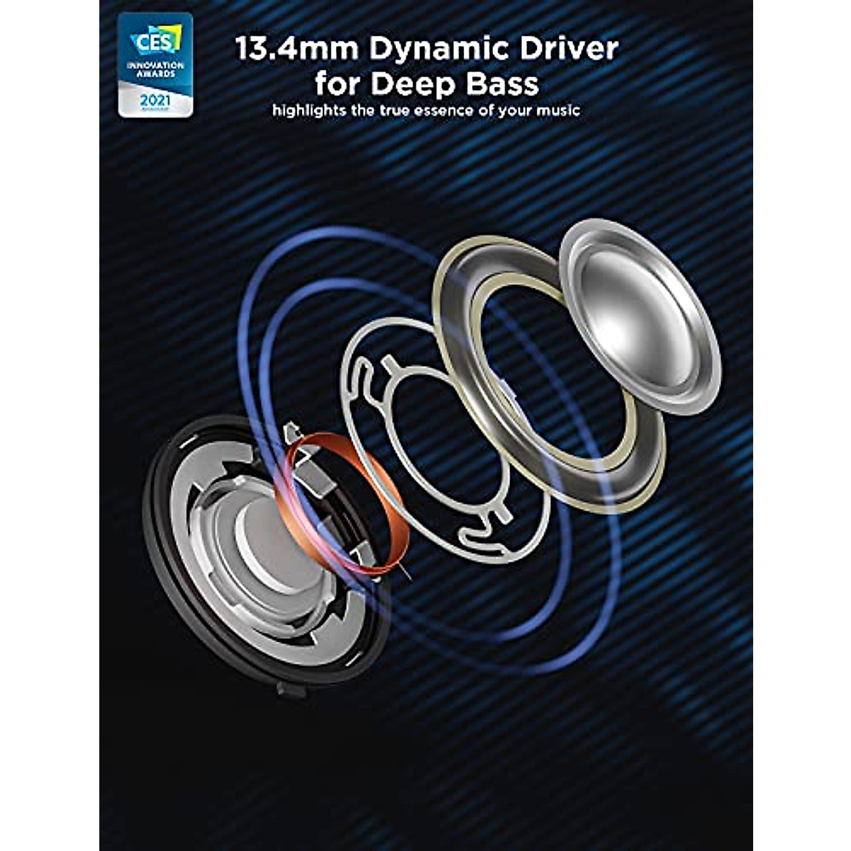 1MORE Comfobuds Pro Bluetooth 5.0 Earbuds, Hybird Active Noise Cancelling Earphones, Stereo Premium Sound in Ear Headphone with 6 Mics ENC for Clear Call and Deep Bass Fast Charging, Black