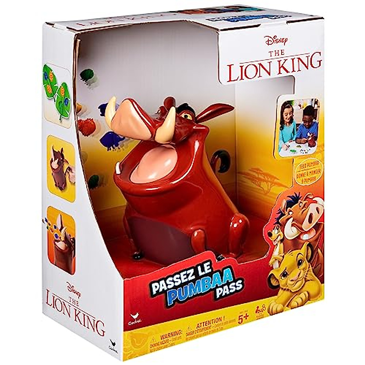 Spin Master Games Disney Lion King Pumbaa Pass Game for Families, Teens, and Adults
