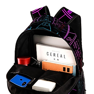 Bill Cipher Wheel Zodiac School Backpack for Girls Boys, Lightweight Bookbag Backpack Purse for Women