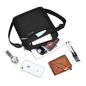 BAIGIO Small Messenger Bag for Men Shoulder Bag Crossbody Man Purse for Men Mini Ipad Bag Satchel Sling Bag Casual Business