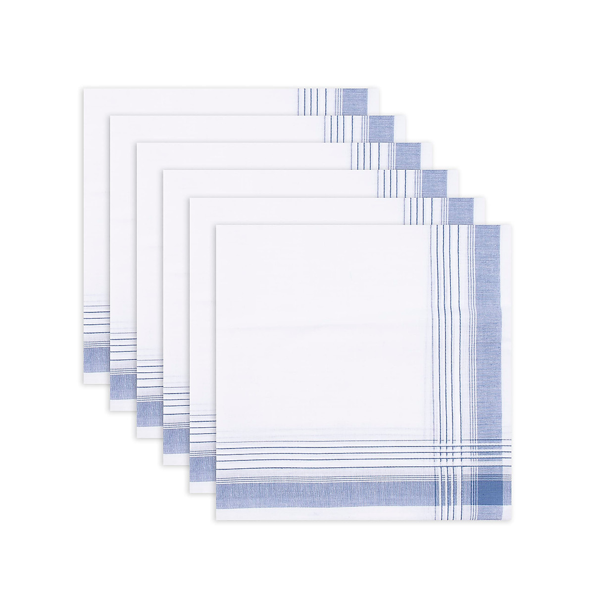 Dockers Men's 6 piece hankie fashion pack,Plaid,One Size