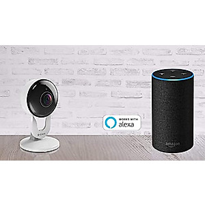 D-Link 1080p Wi-Fi Indoor Security Camera, Full HD 137-degree Wide Angle Wi-Fi Camera, Cloud Recording, Two-way Audio, Motion Detection, Night Vision, Compatible with Alexa (DCS-8300LH) (Renewed)