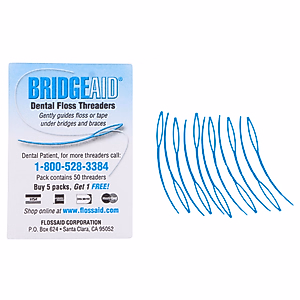 Floss Aid TDPS Bridge Aid Dental Floss Threader (Pack of 1000)