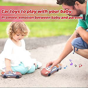 Lukax Baby Phone Toys for 1 2 3 Years Old Girl, Musical Car Toys with Star Projector, Toy Phone Baby Toys 18 Months+, Early Education Learning Toys Gift for Boys Toddlers Kids (Pink)