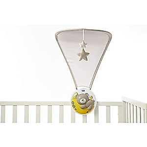 Chicco Next2Moon Projector Neutral cot, Beige